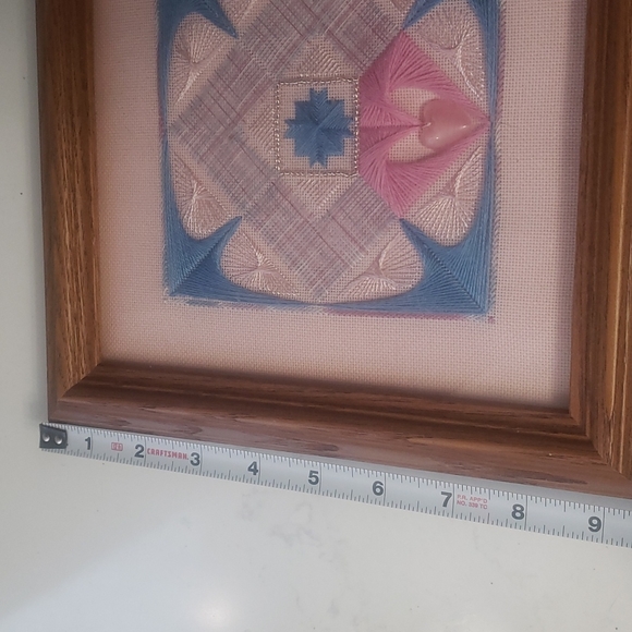 Vintage | Art | Vintage String Art Framed Glass Protected Retro | Poshmark